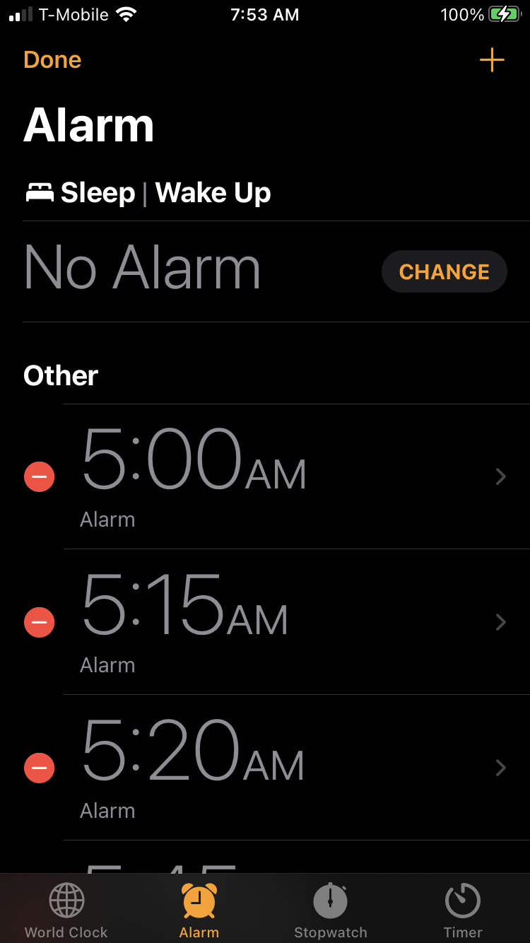 My snooze is snoozing itself! - Apple Community