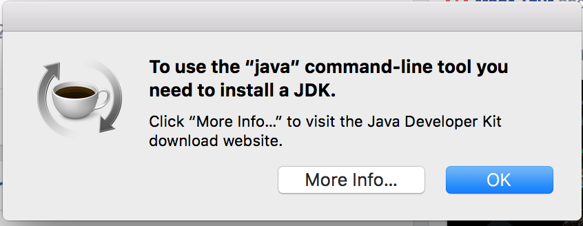 How To Get Rid Of Mac Jdk Message For Java Commandline
