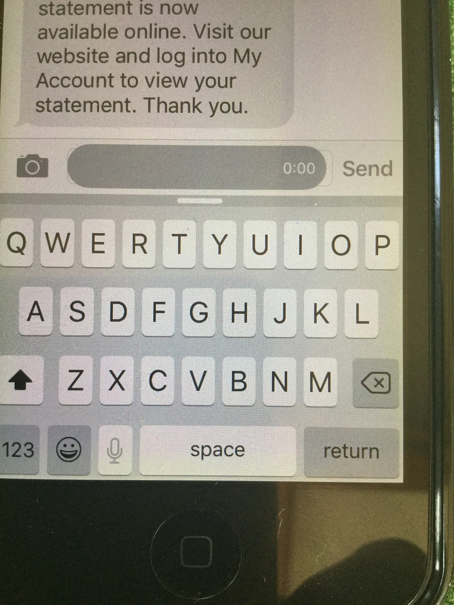 iphone text reply box blocked - Apple Community