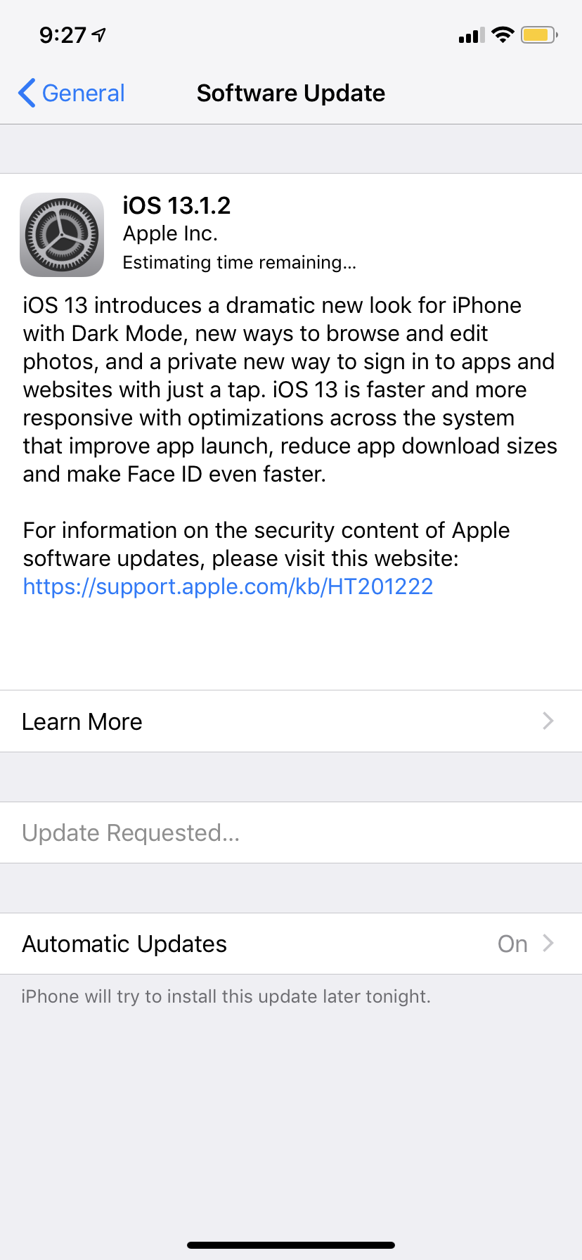 iOS update - Apple Community
