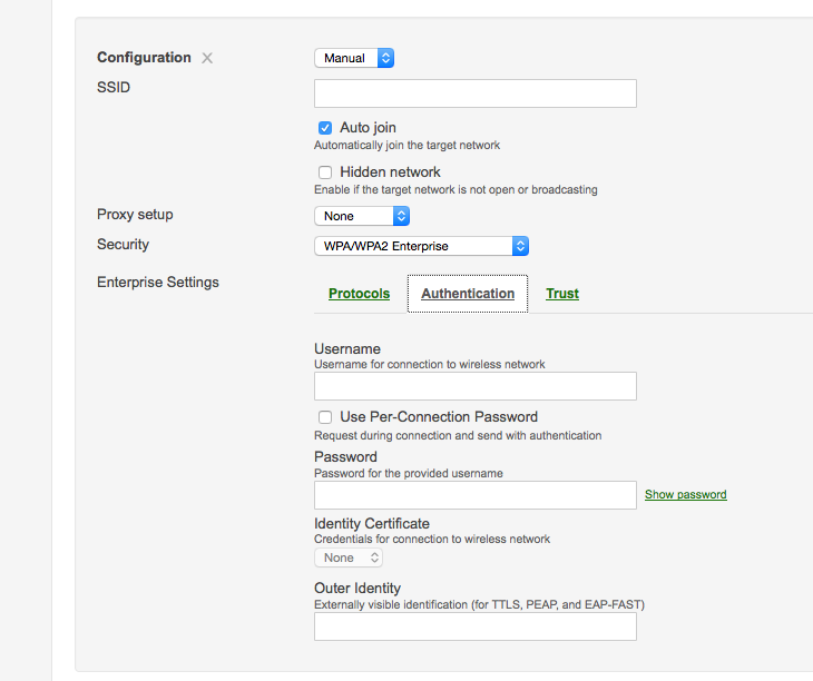 Wifi - iPhone configuration utility - Apple Community