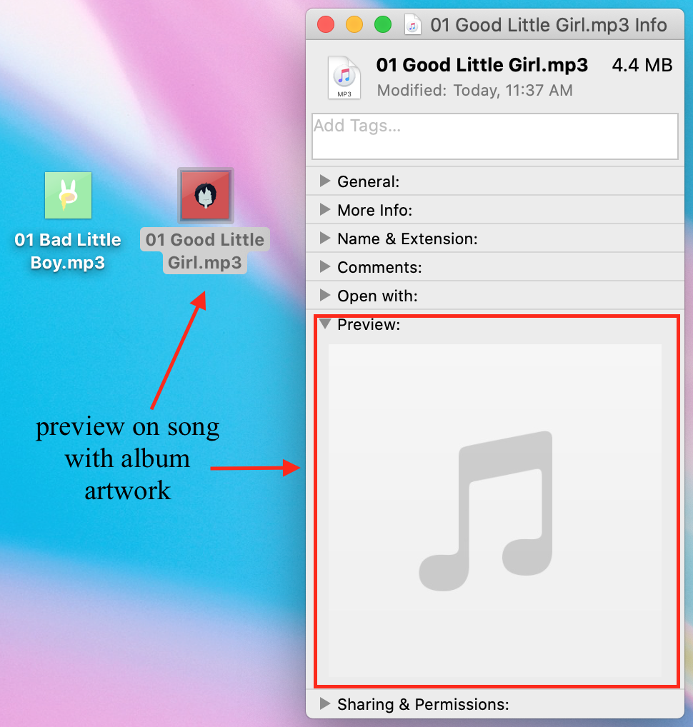 how to change preview of mp3 file? - Apple Community