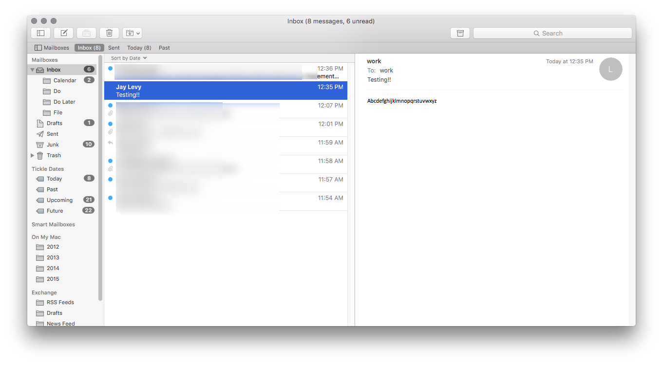 How to return to Apple Mail classic layou… - Apple Community