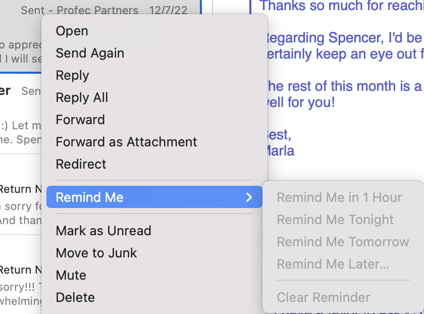 Mail Follow Up & Remind Me Not Working - Apple Community