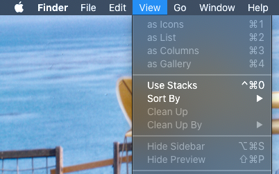 Why is Show Sidebar option dimmed - Apple Community