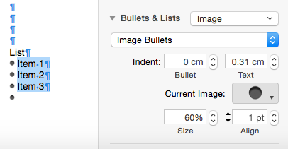 Pages - Square bullets - Apple Community