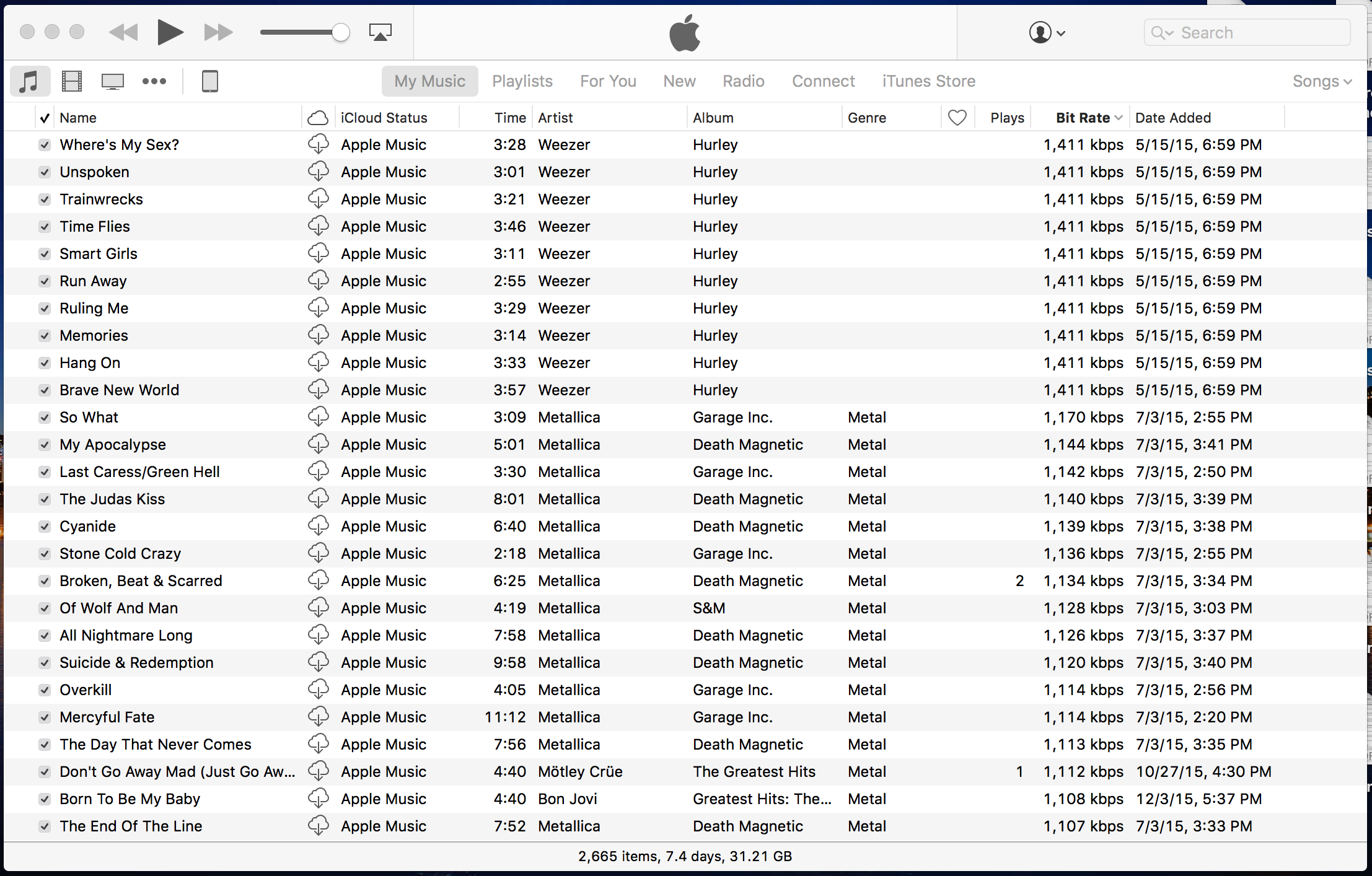 iTunes Match down-converting my files.... - Apple Community
