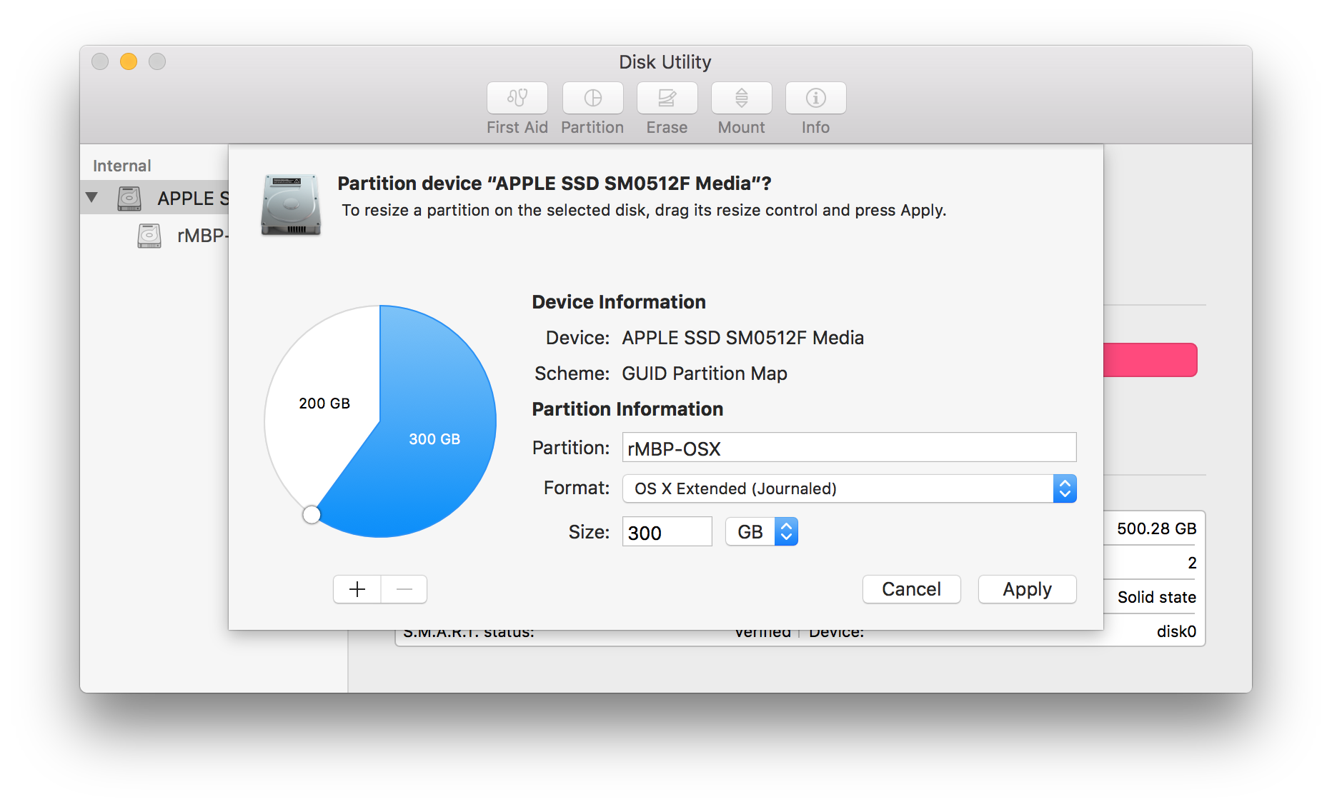 El Capitan Disk Utility won't resize inte… - Apple Community