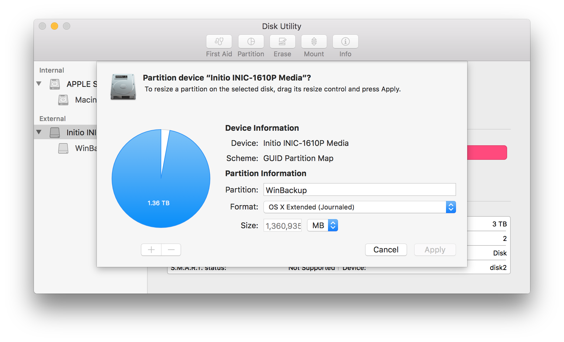 Cannot use Disk Utility to create partiti… - Apple Community