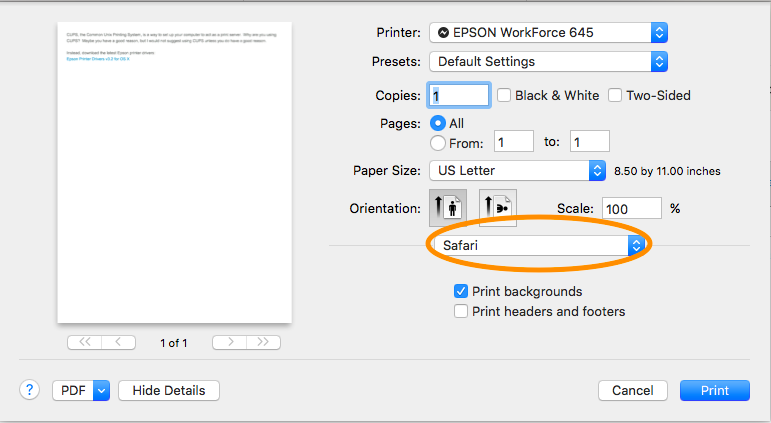 2 sided printing setup for epson - Apple Community
