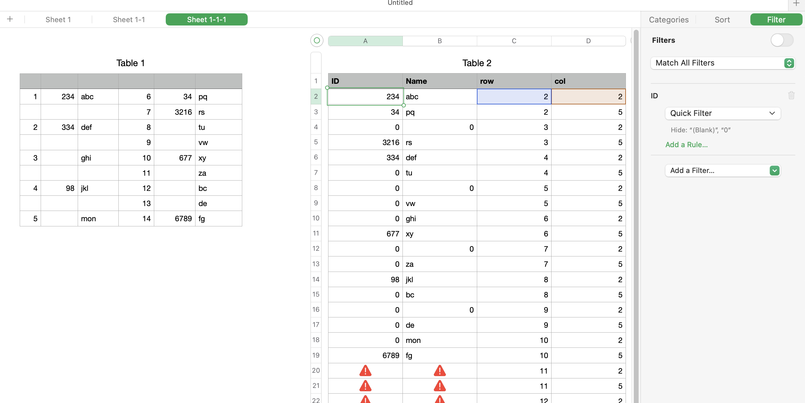 Summary in one column - Apple Community