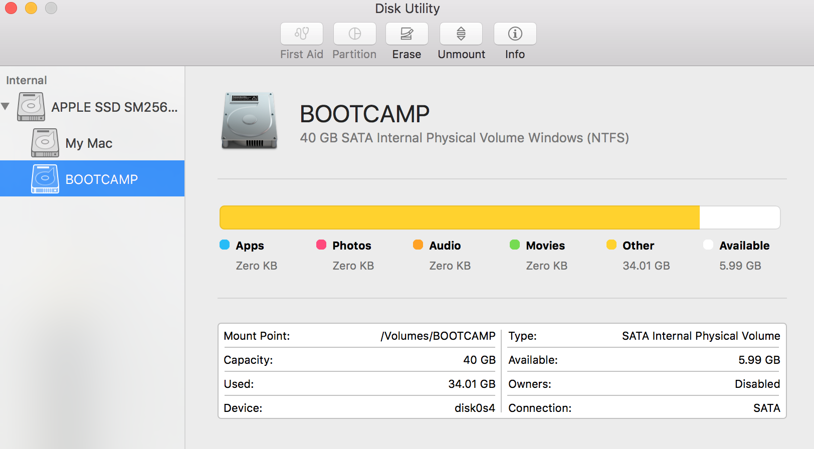 Bootcamp bootdisk missing from options af… - Apple Community
