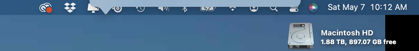 Fragment of window in Mac OS menu bar - Apple Community