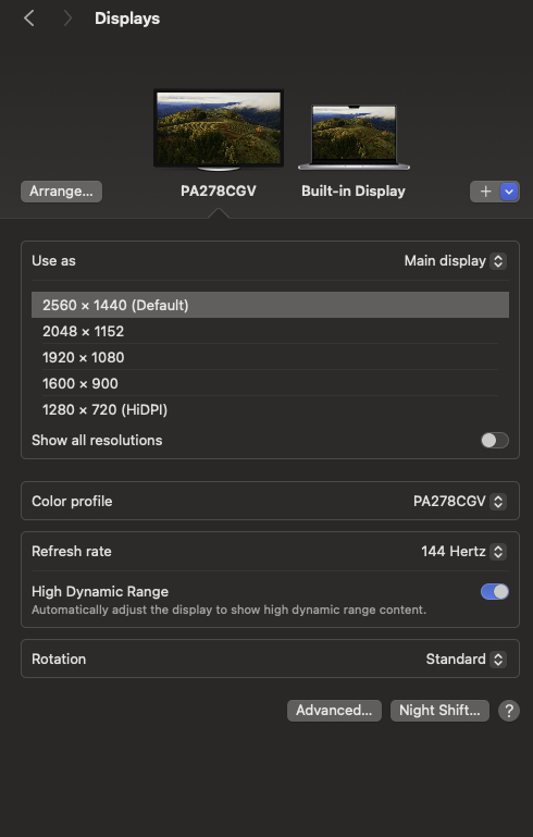 External monitor displays text blurry - Apple Community