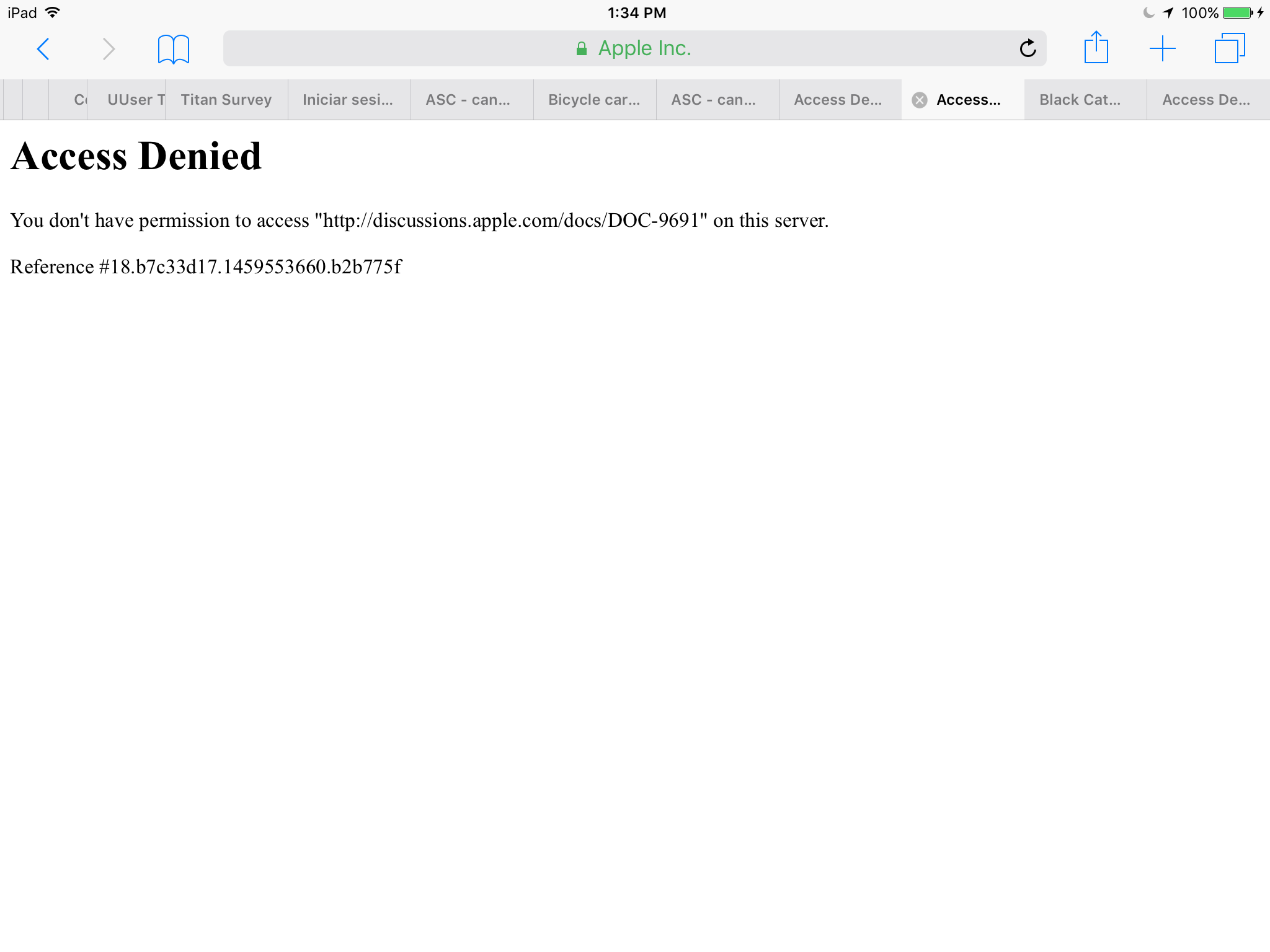 Access Denied You don't have permission … - Apple Community