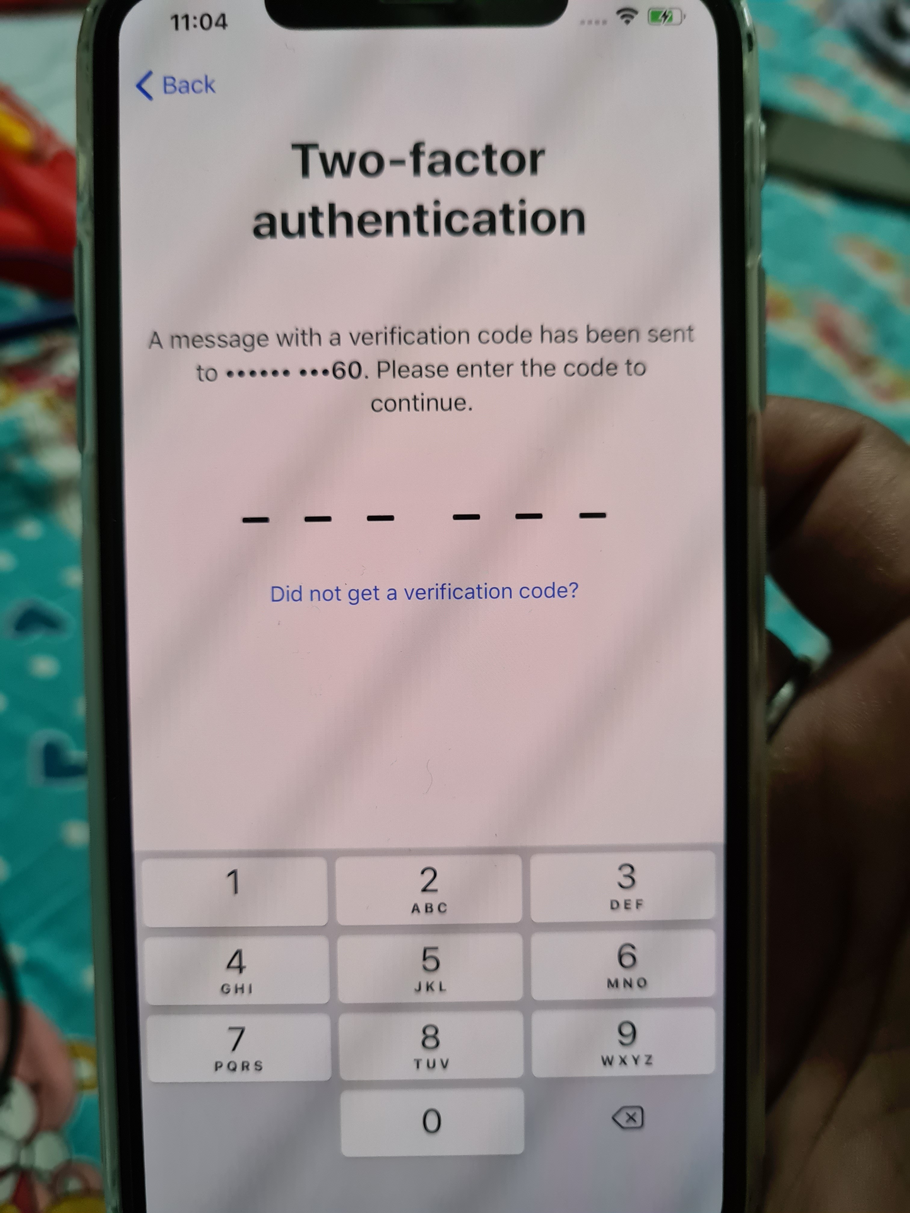 Hi i am not getting verification code fro… - Apple Community