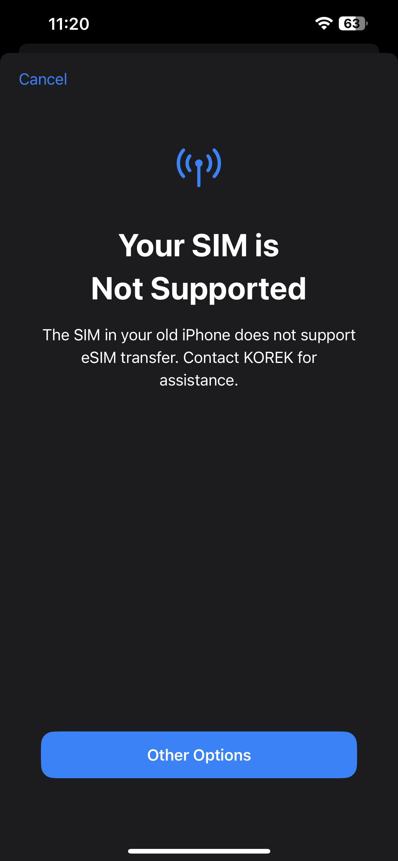 Unable to install eSIM on iPhone 14 - Apple Community