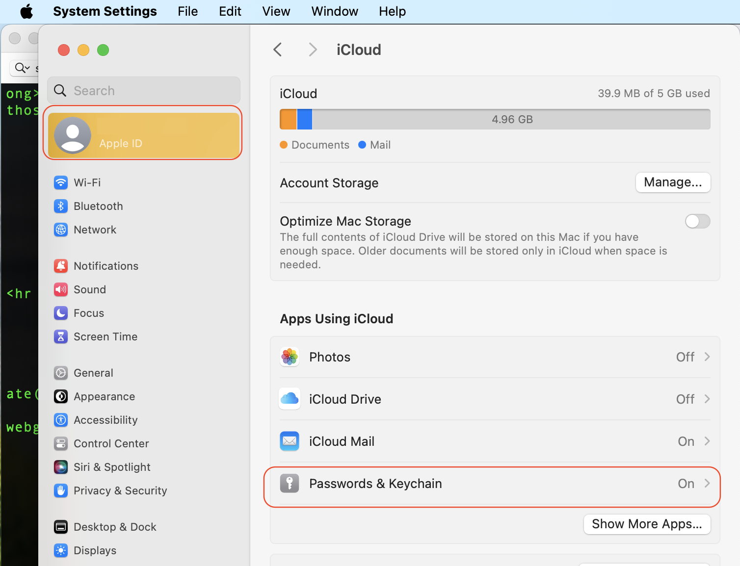 passwords did Not migrate to new MacBook … - Apple Community