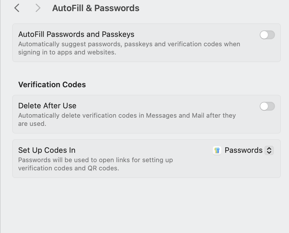 AutofIll enabled (from settings) is not u… - Apple Community