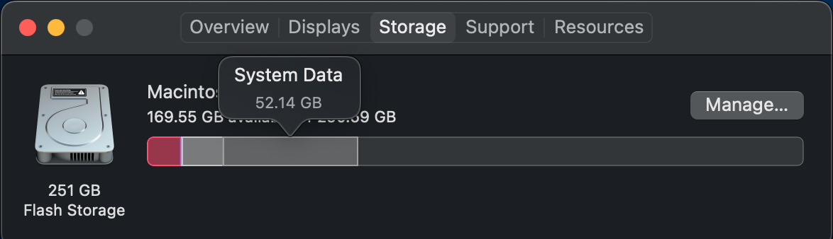 System Data Storage - Apple Community
