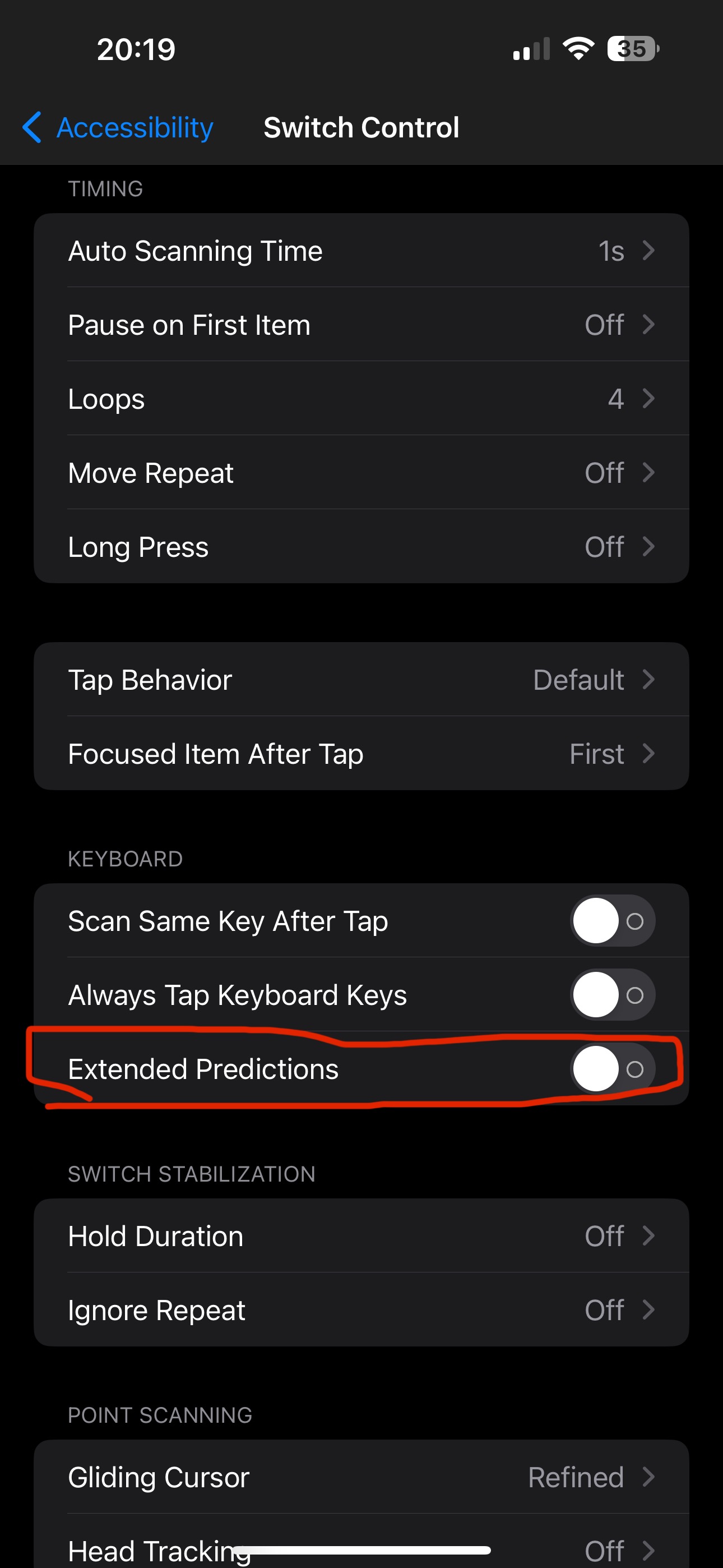 Predictive text appearing at the top of m… - Apple Community