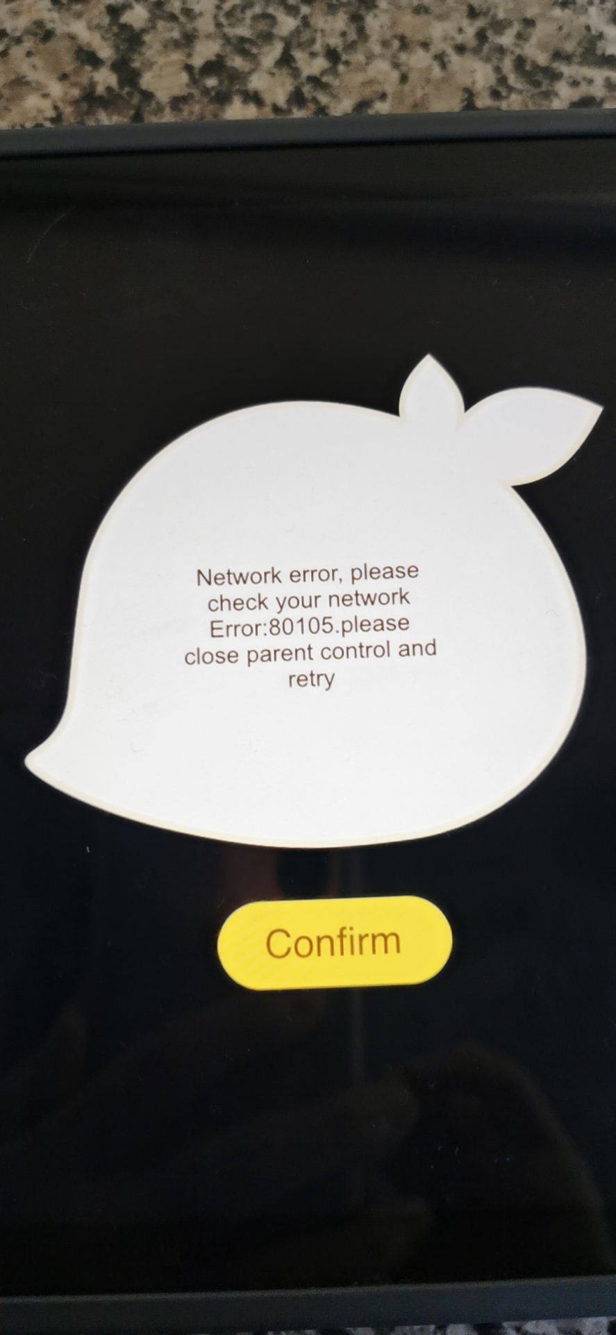 iPad shows error code 80105 - Apple Community