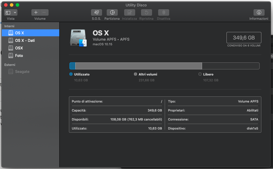 disk partition and triple volumes - Apple Community