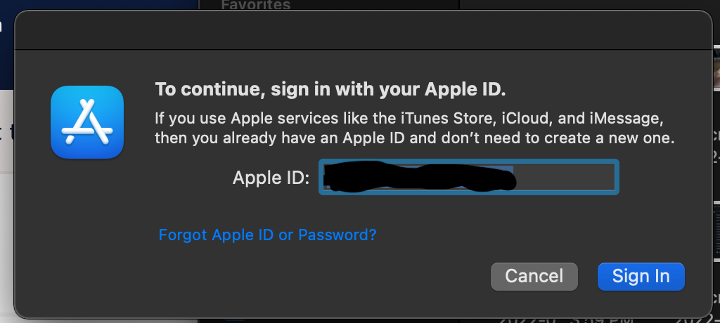 App Store popup keeps asking me to sign i… - Apple Community