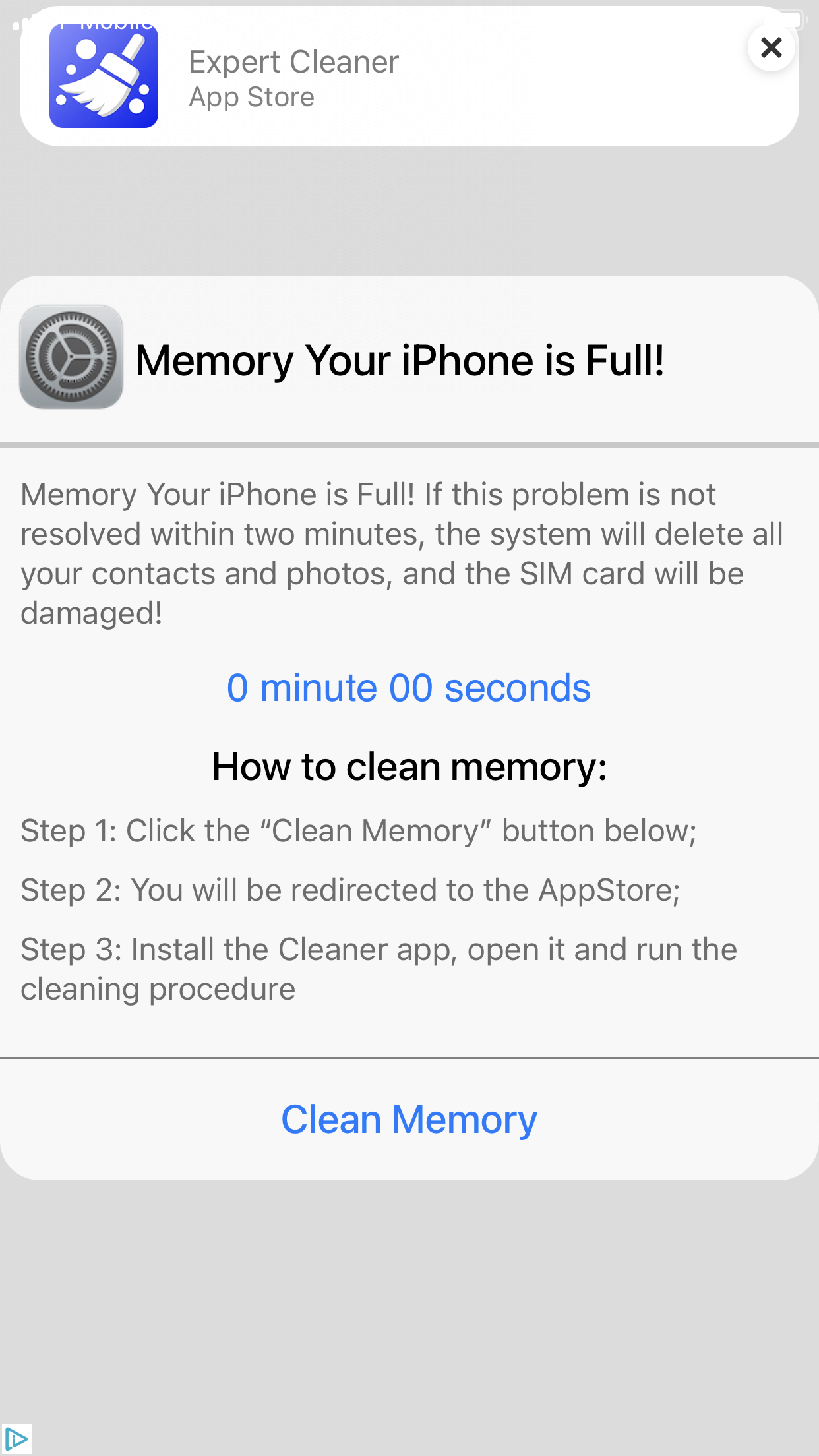 Phishing popup on iPhone - Apple Community