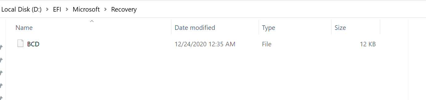 Windows Update Adds "EFI Boot" Entry - Apple Community