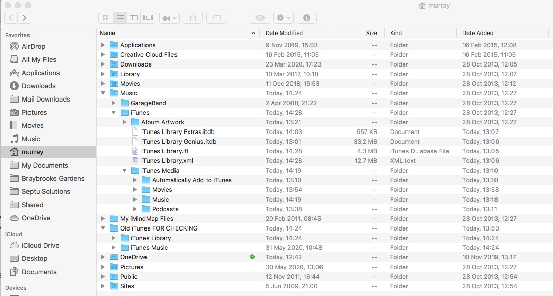 iTunes Music Folder inside iTunes Library - Apple Community