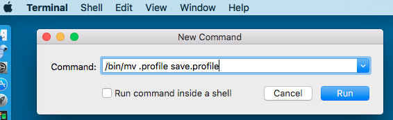 Editing bash profile terminal - Apple Community