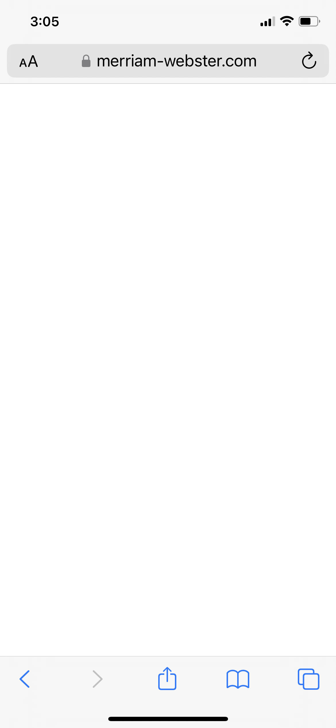 Quordle gives blank page - Apple Community