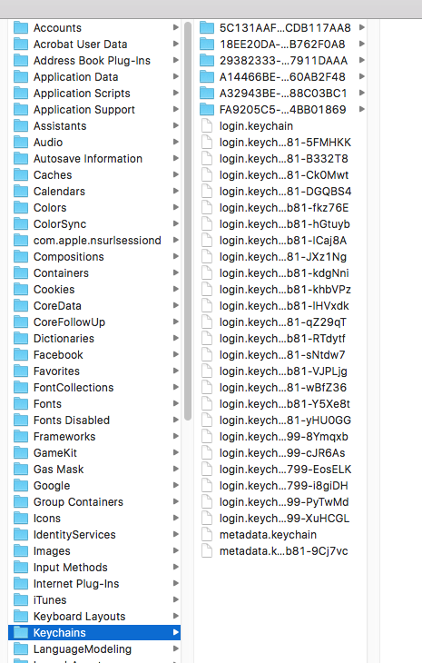 library/keychain - Apple Community