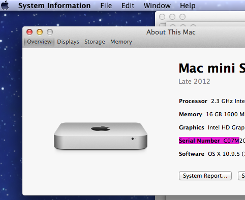 How can I know the serial number of the l… - Apple Community