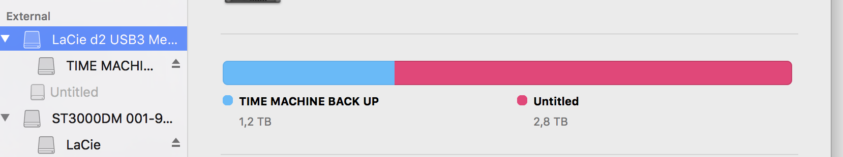 External hard disk partition not showing … - Apple Community