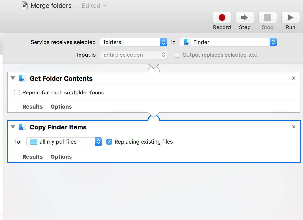 Automator Workflow Help Needed Apple Community