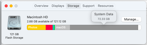 System Data taking up all my storage - Apple Community