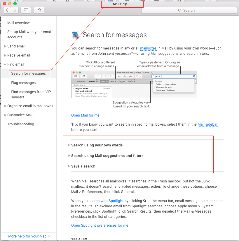 How to search mail bodies - Apple Community