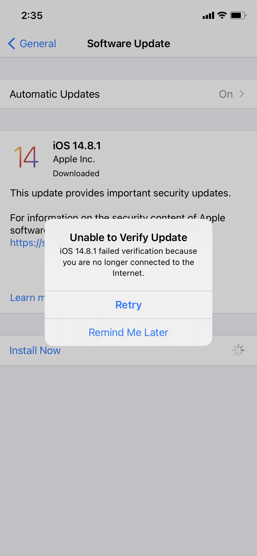 IOS update. - Apple Community
