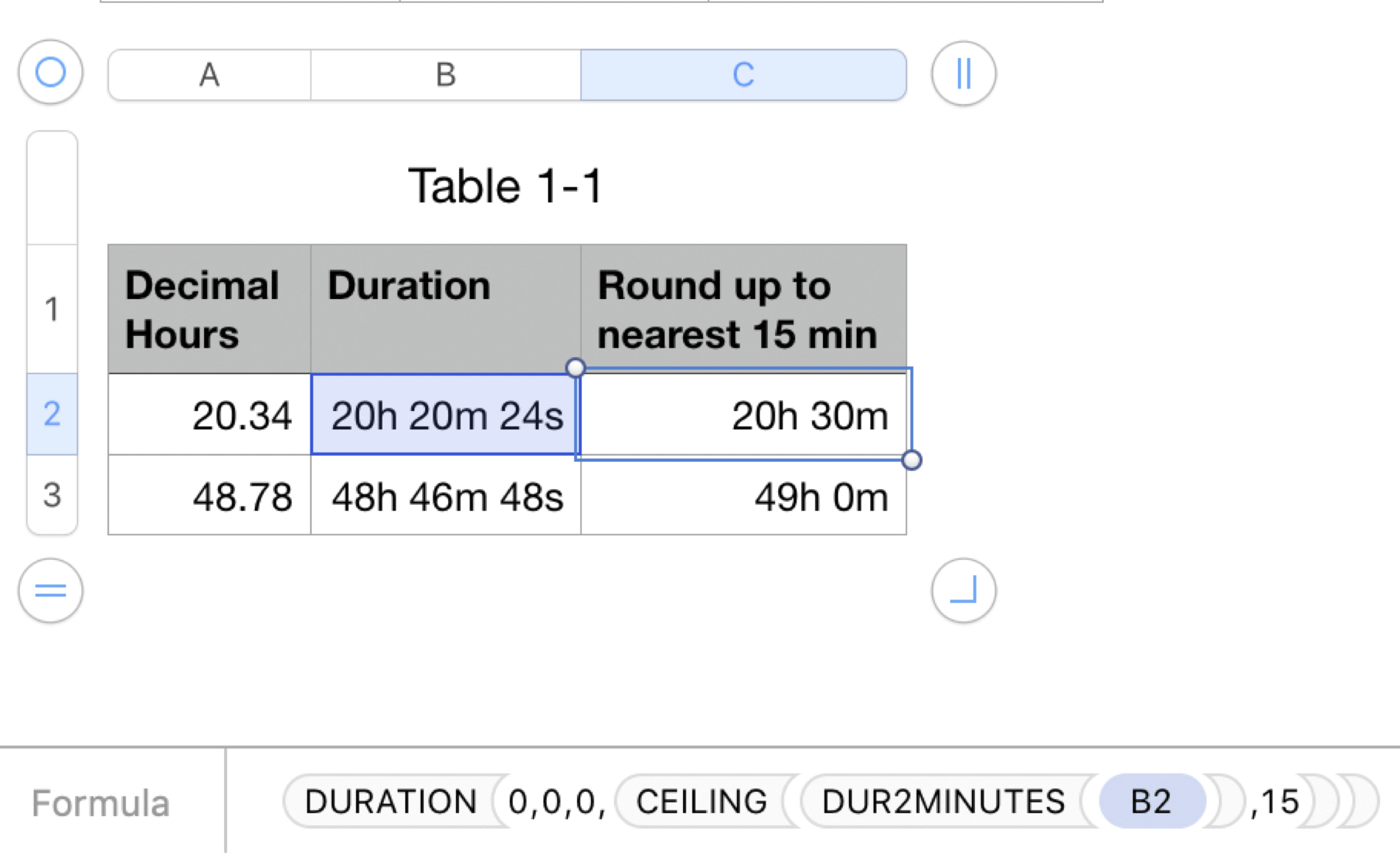 Rounding a duration to nearest 15 minutes. - Apple Community