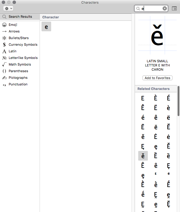 how to type caron on mac? - Apple Community