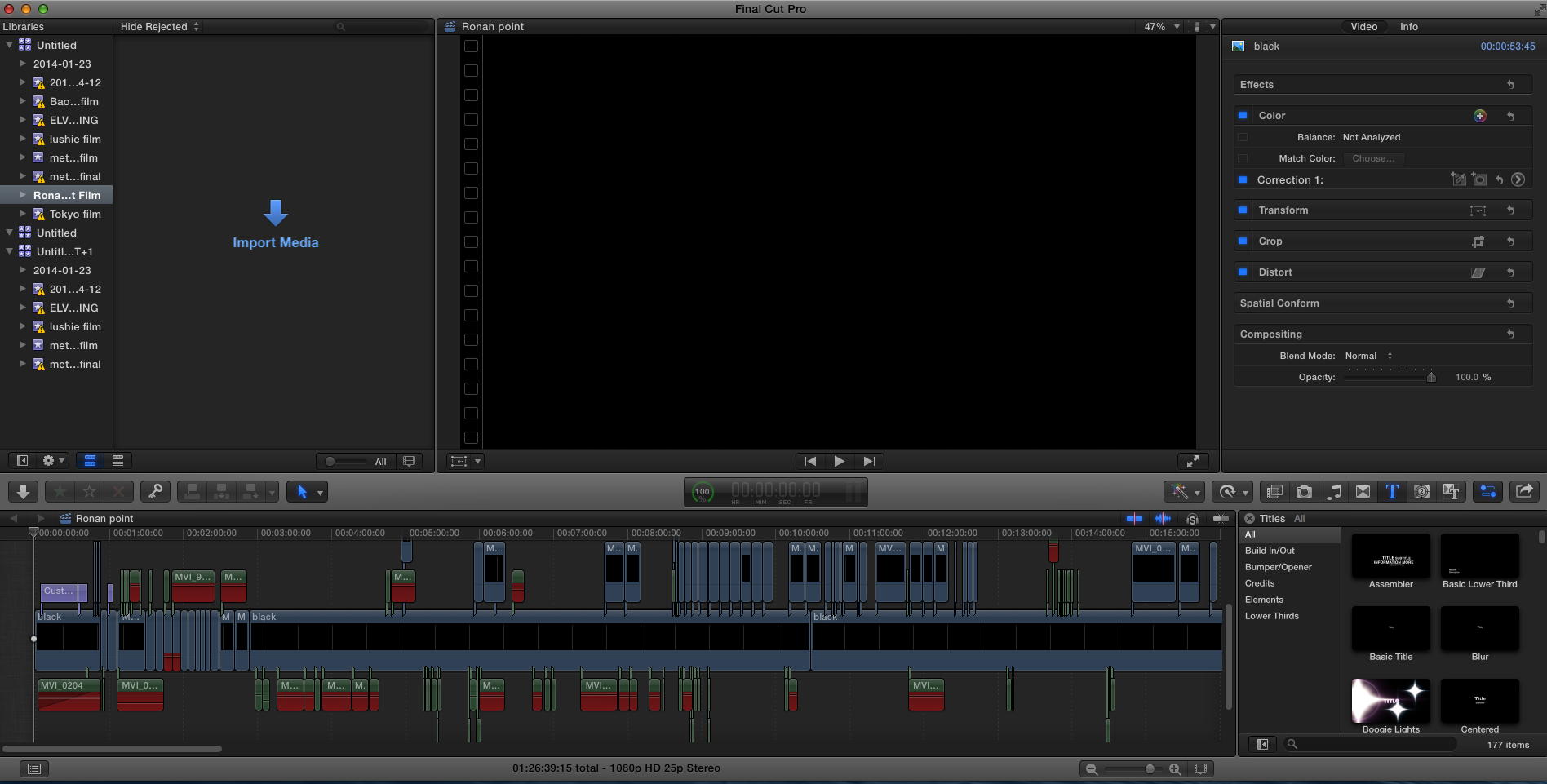 FCPX project vanished from timeline, plea… - Apple Community
