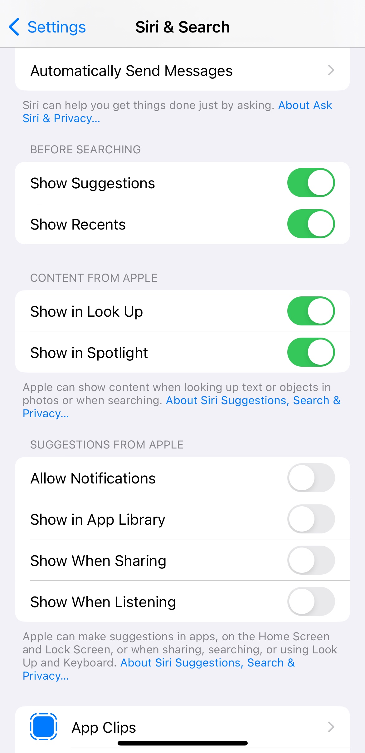 Annoying siri suggestion notifications - Apple Community