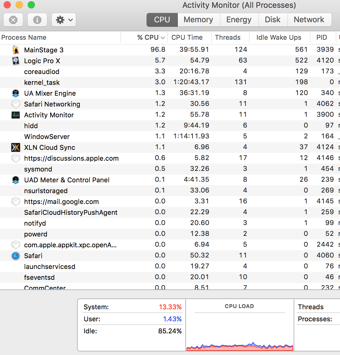 CPU overload issues - Apple Community