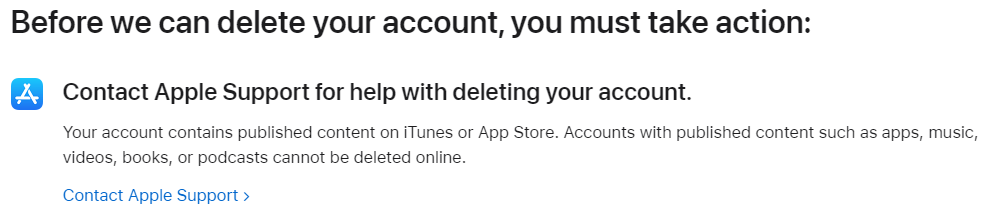 Trying to delete old Apple ID, "Something… - Apple Community