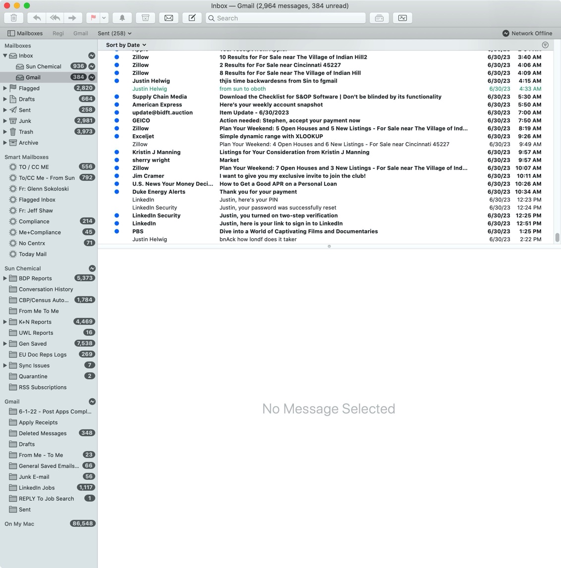 Mail Message List Spacing - Apple Community