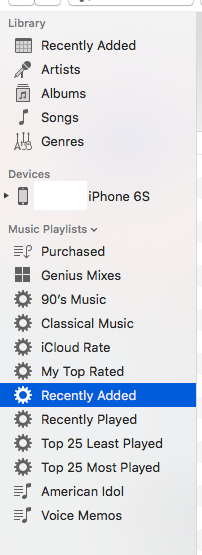Changing time songs stay in "Recently Add… - Apple Community
