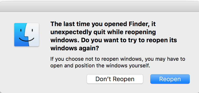 Finder Crashing. - Apple Community
