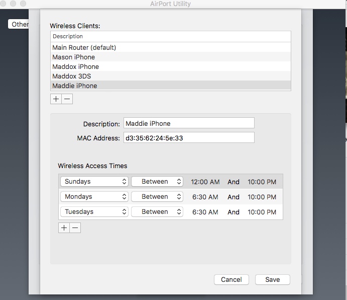 Timed Access Control - Apple Community